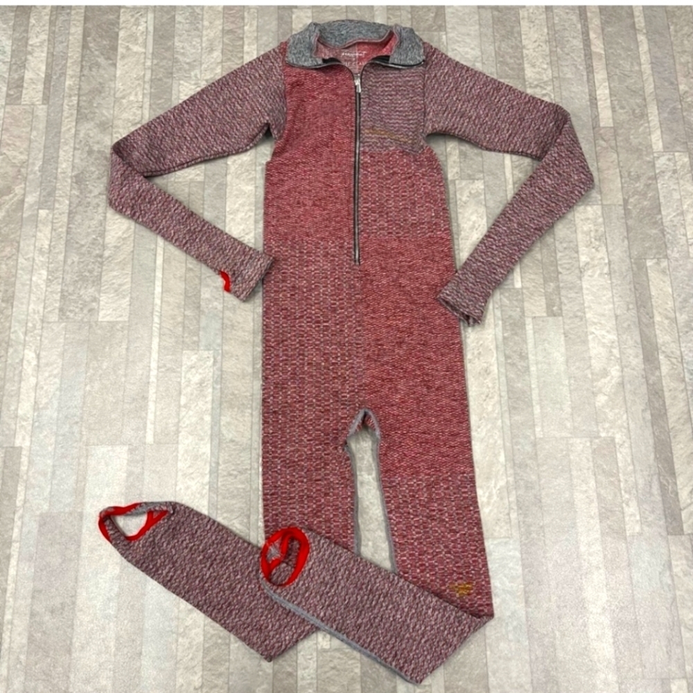 Free People X The Class Long-Sleeve Texture Onesie Le… - Gem